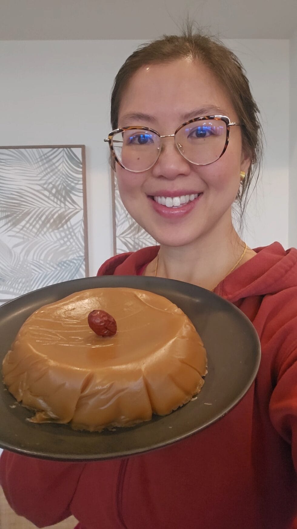 Easy, 4 Ingredient Low Sugar Nian Gao, Chinese New Year Sweet Rice Cake ...